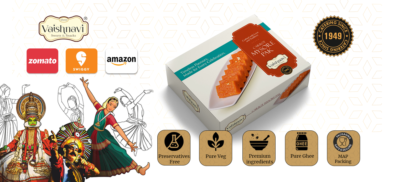 The Taste of Mysore, Now Online – Shree Vaishnavi Sweets & Savouries